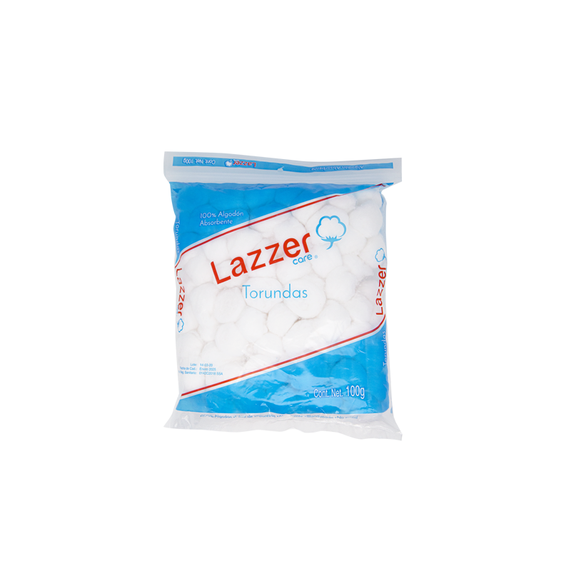 Algodón torunda 100 g - 150 piezas