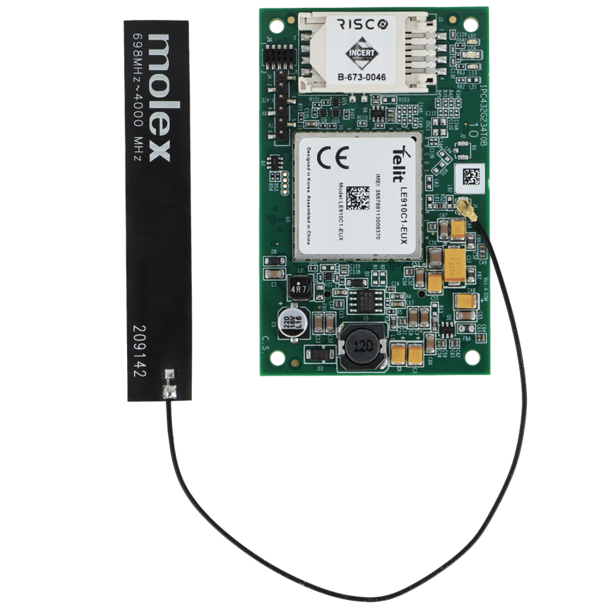 Módulo gsm 4g multi-socket RISCO