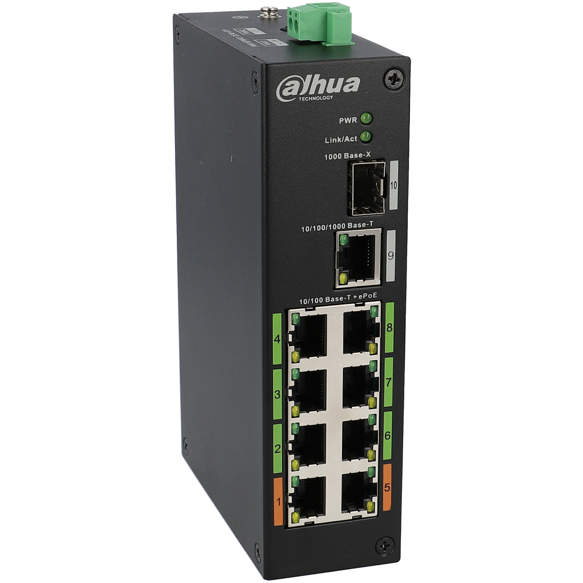 Switch DAHUA 10 portas com 8 portas PoE