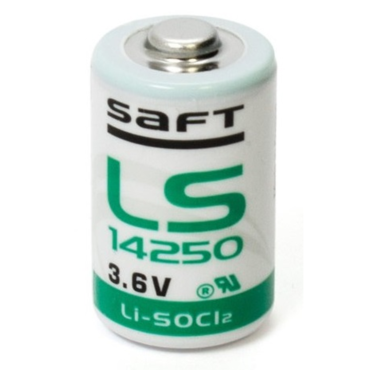 Pilha Litio Li-SOCl2 1/2AA 3,6V 1200mAh - SAFT