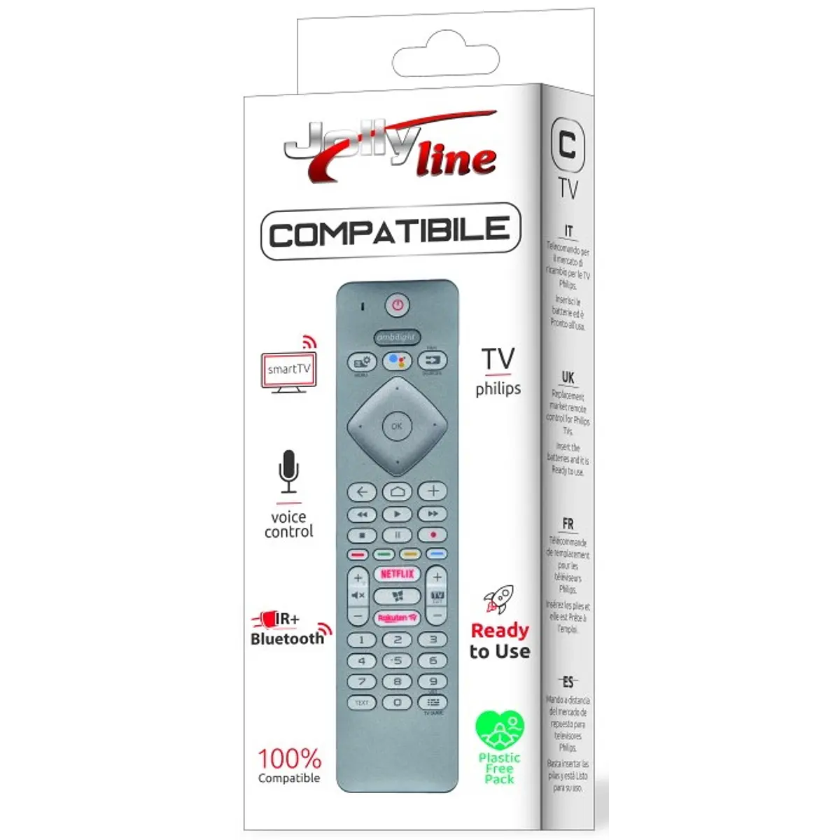 Comando Compatível c/ TVs LCD PHILIPS - JollyLine