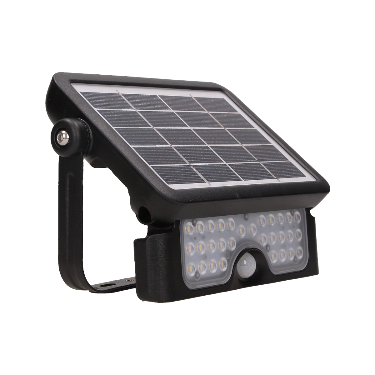 Kit Projector LED 4000K 500Lm IP65 c/ Painel Solar e Sens...