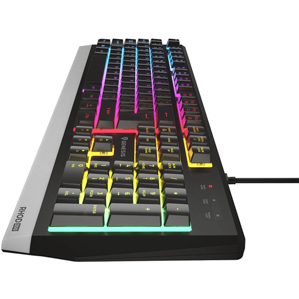 Teclado Gaming Rhod 300 RGB Layout PT (Preto) - GENESIS