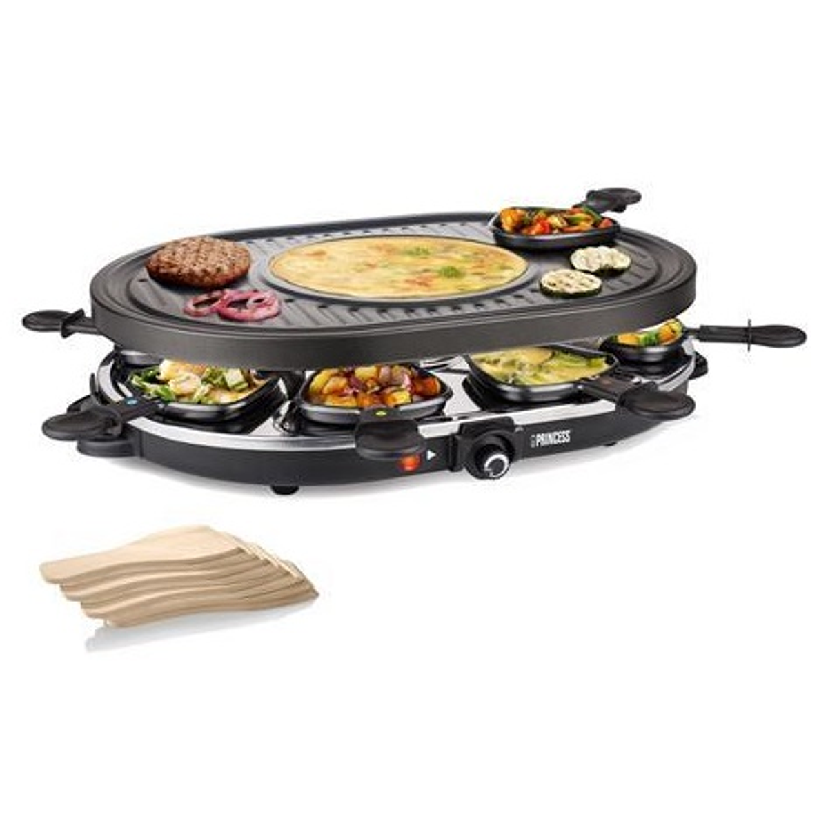 Raclette 1200W TEFLON - 162700 - PRINCESS