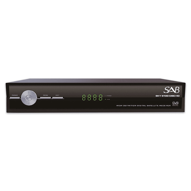 Receptor Satélite (DVB-S/S2) Full HD Ethernet - SAB SKY 5...
