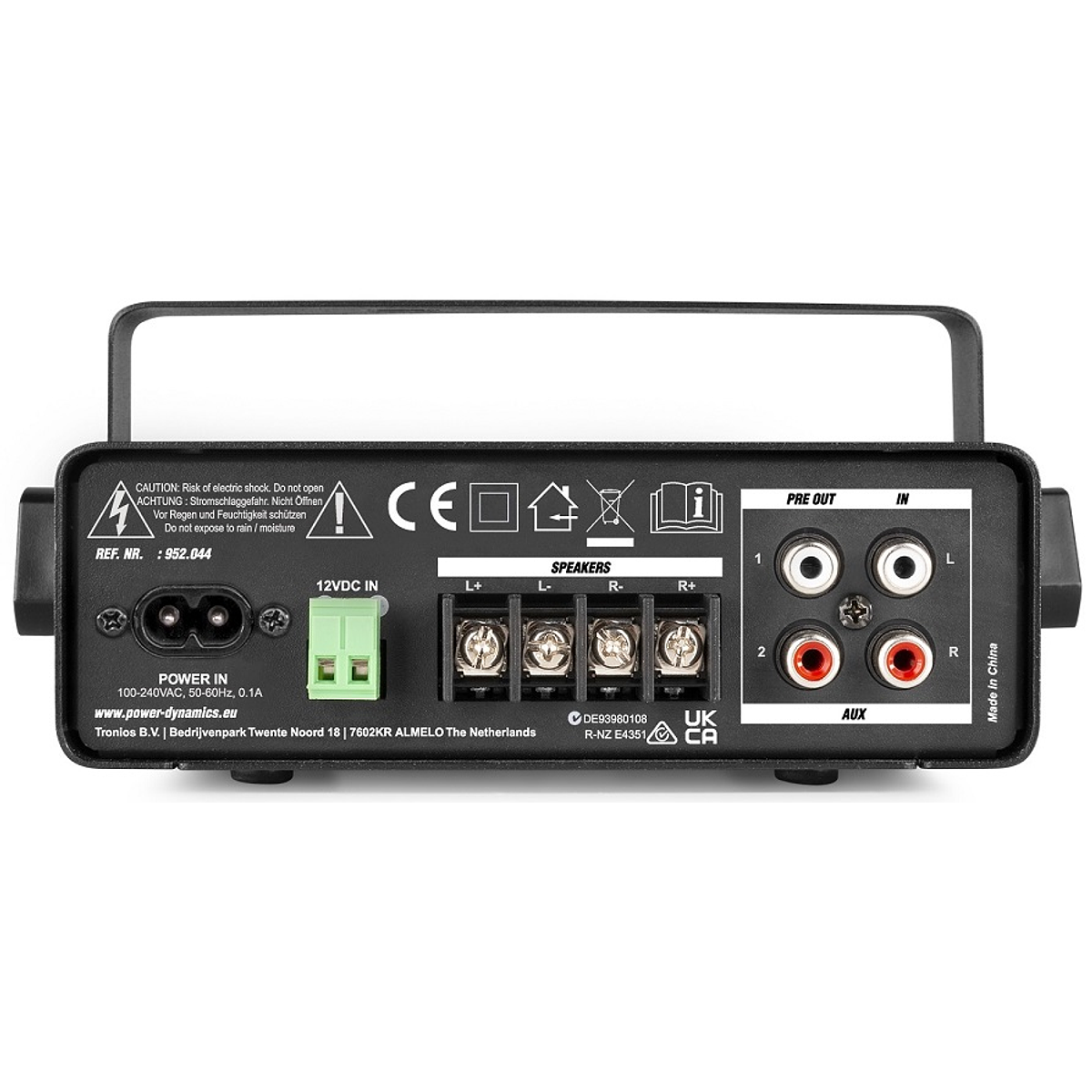 Amplificador 30W 12V/220V Bluetooth/MicroSD/USB (PDC30)