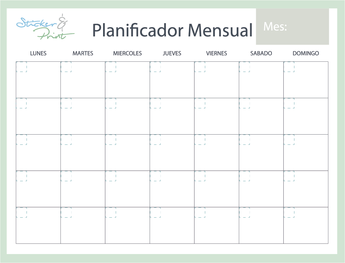 Planner Mensual