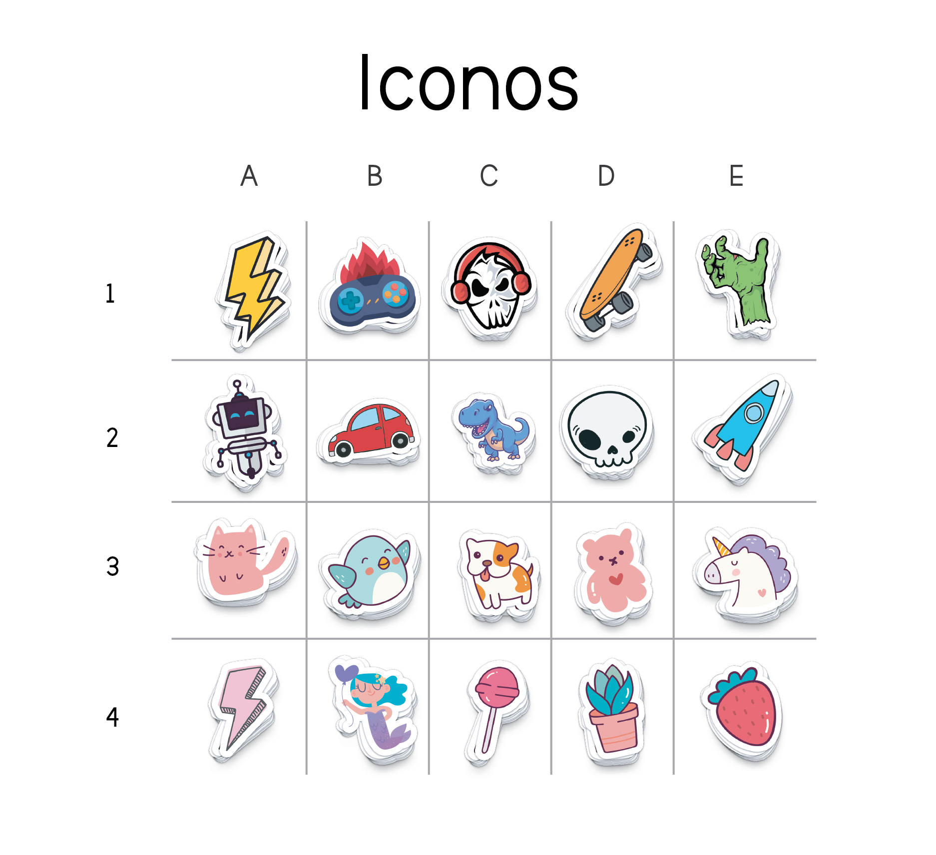 Stickers Termoadhesivos (para marcar ropa)