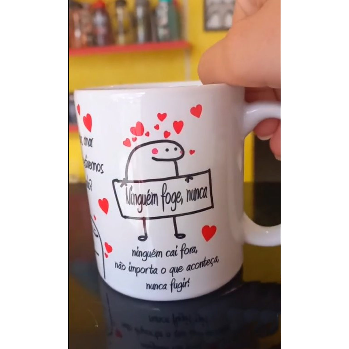Artes para Caneca Frase A Gente Vai Prometer Um para o Outro | Studio Booby