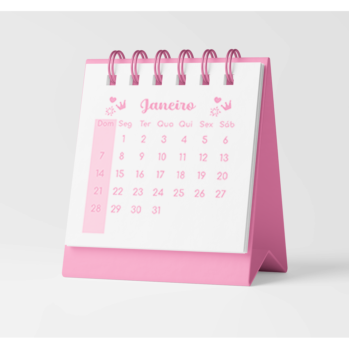 Arquivo Agenda ,Caderno Calendário Rosa Menina Pink 2024 em | Studio Booby
