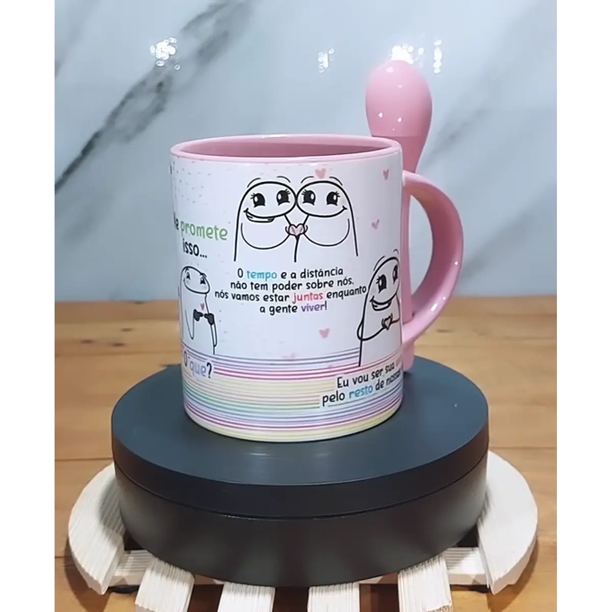 Arte Caneca Flork As pessoas vão entrar e sair das nossas | Studio Booby