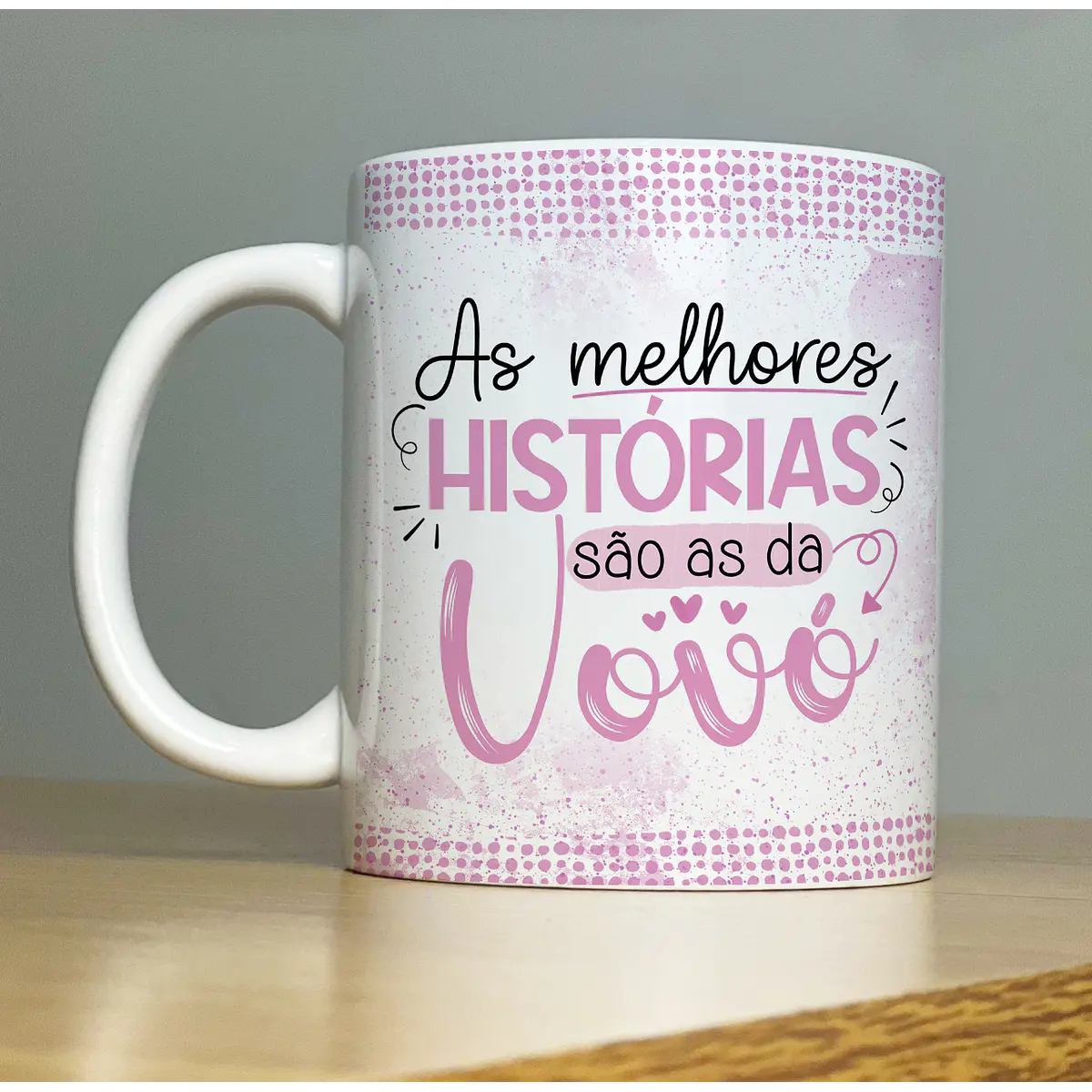 Arte Caneca As Melhores Histórias São as Do Vovô Versão Masc | Studio Booby