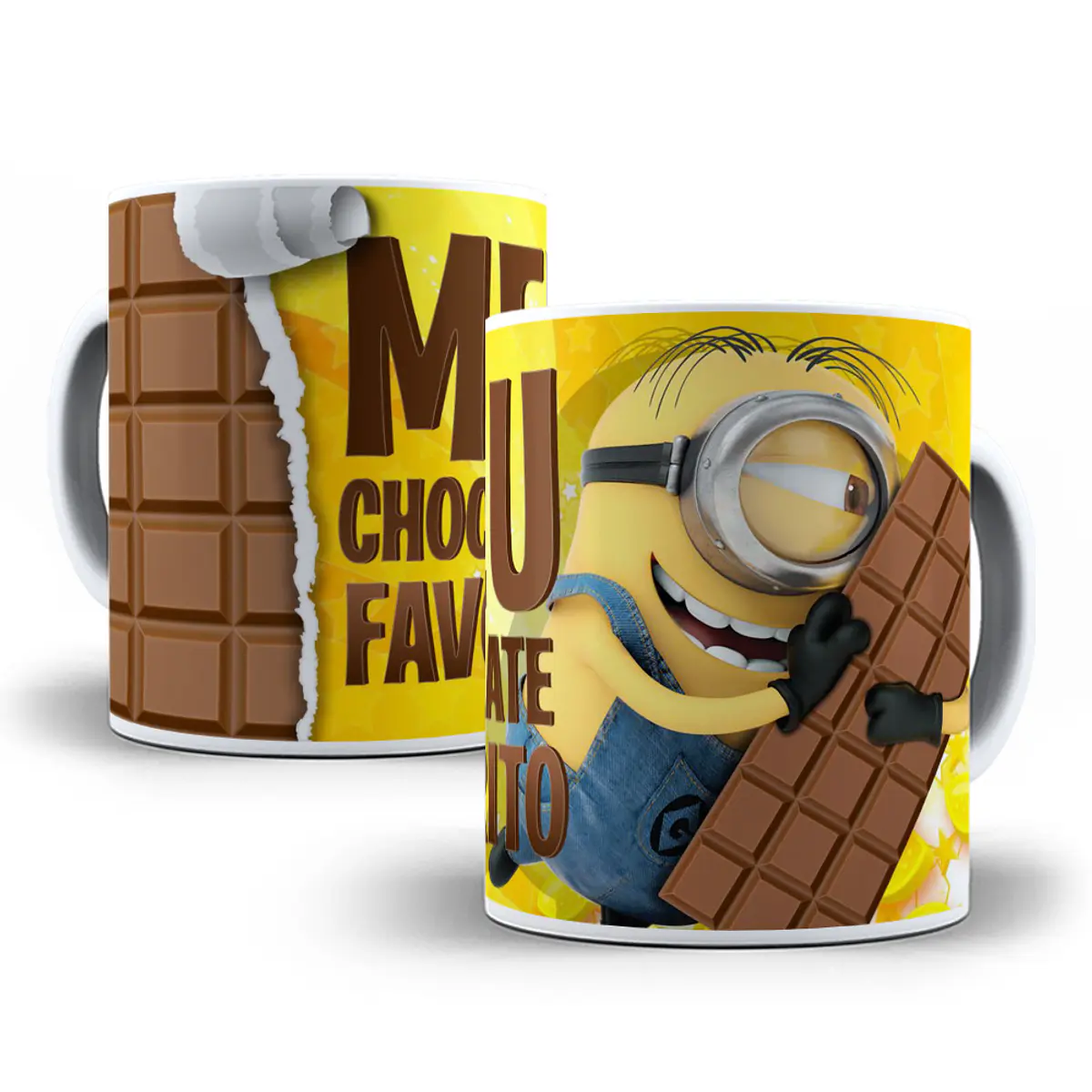 Arte Caneca Meu Chocolate Favorito Arquivo Png | Studio Booby