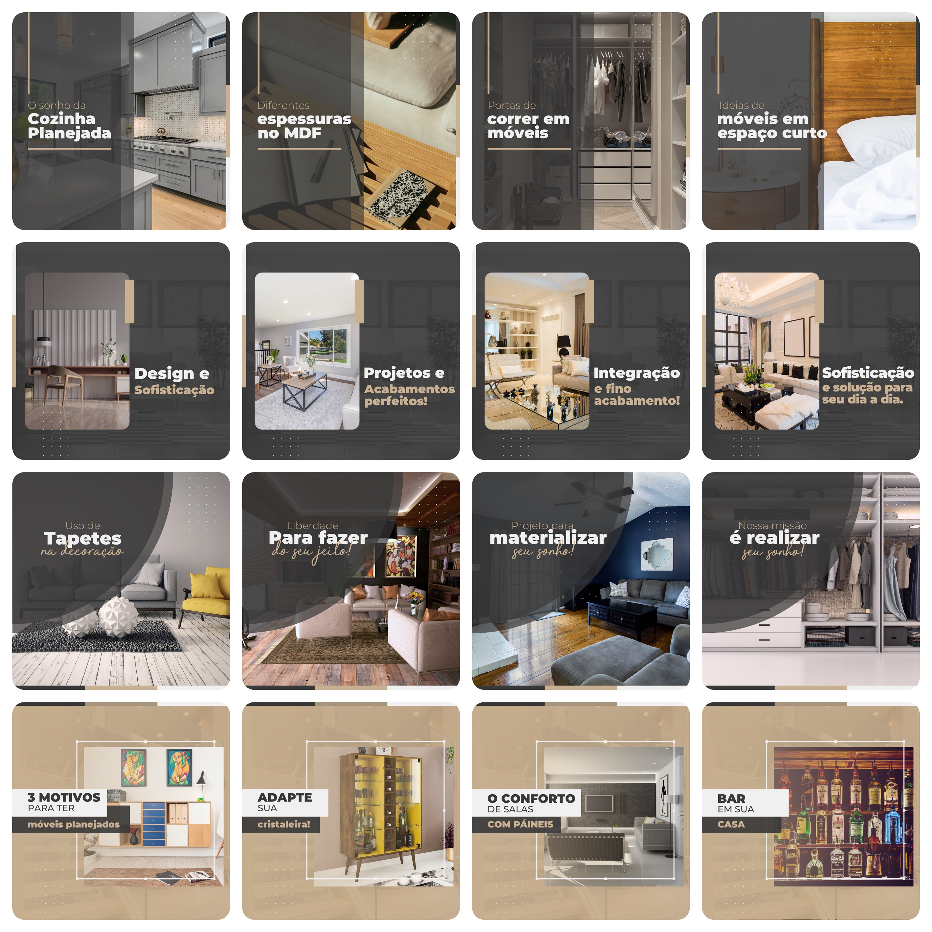 Pack Canva Móveis Planejados Templates Editáveis 200 Arte...