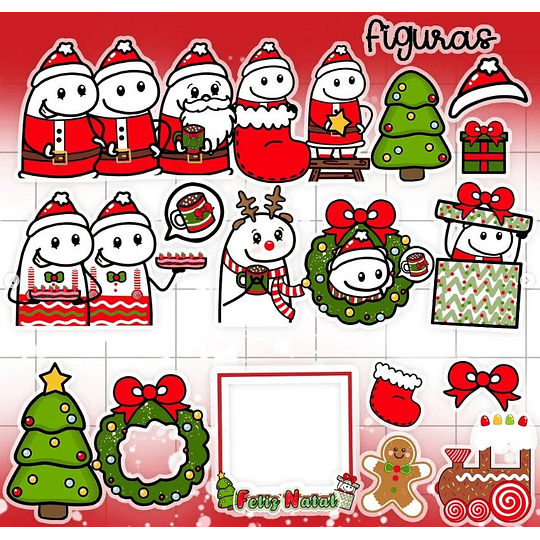 Artes Caneca Flork Natal Memes Bento em Png