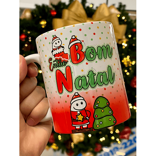 Artes Caneca Flork Natal Memes Bento em Png