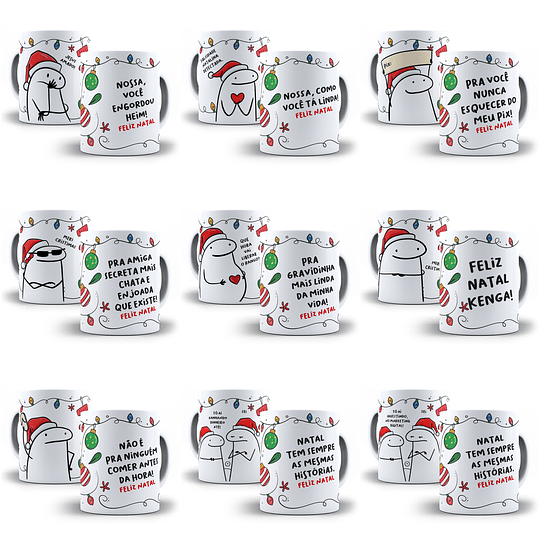 Artes Caneca Flork Natal Divertido Memes Bento Em Jpg