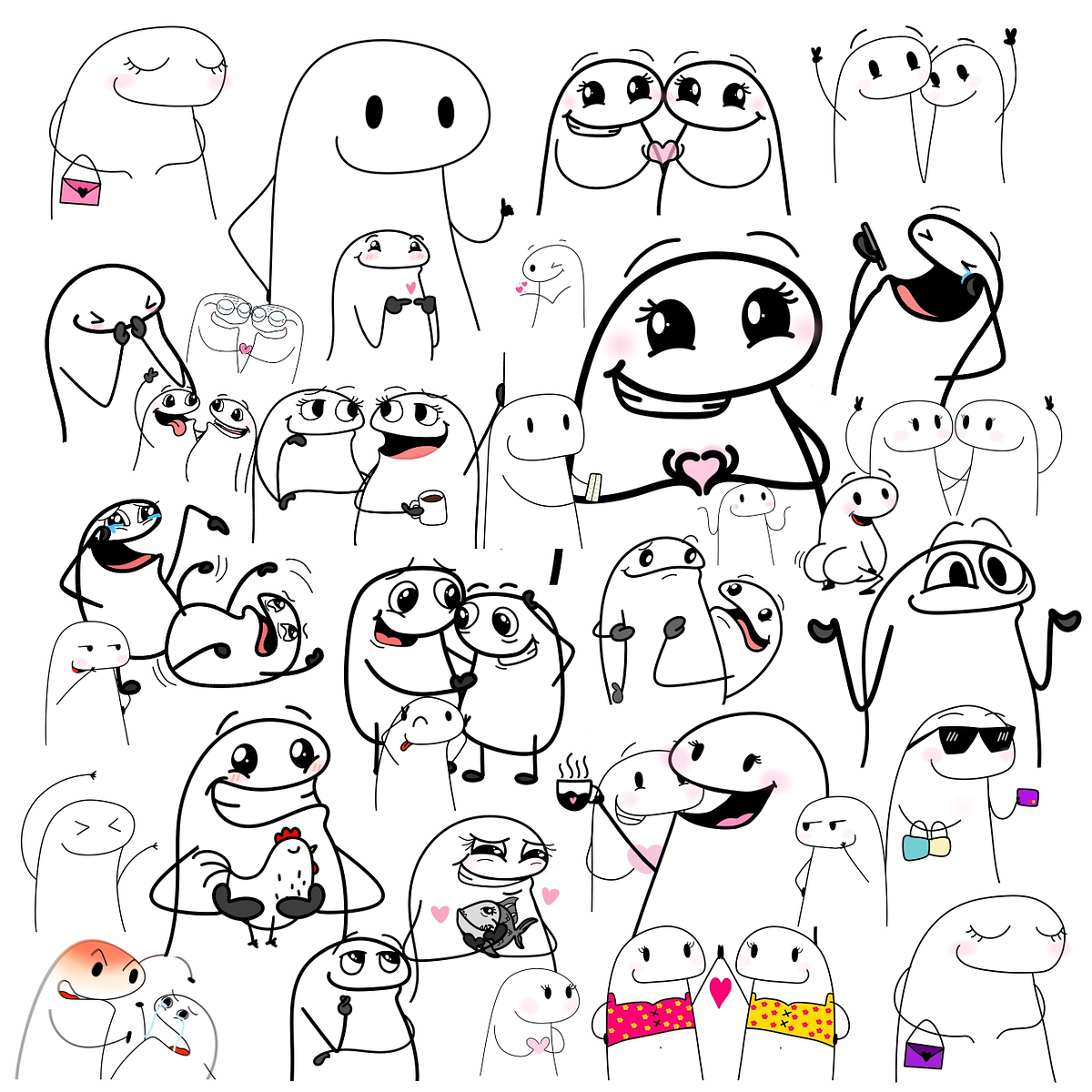 Arte Caneca Flork Amigas Amizade Arquivos Sublimação Png