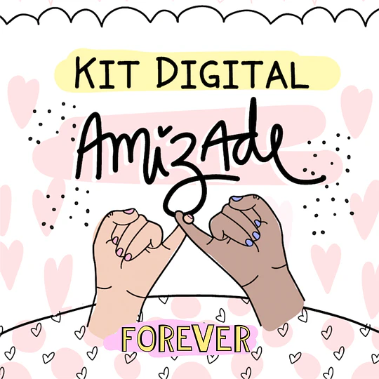 Kit Digital Arte Amizade Amigas Caneca Frases Best Friend
