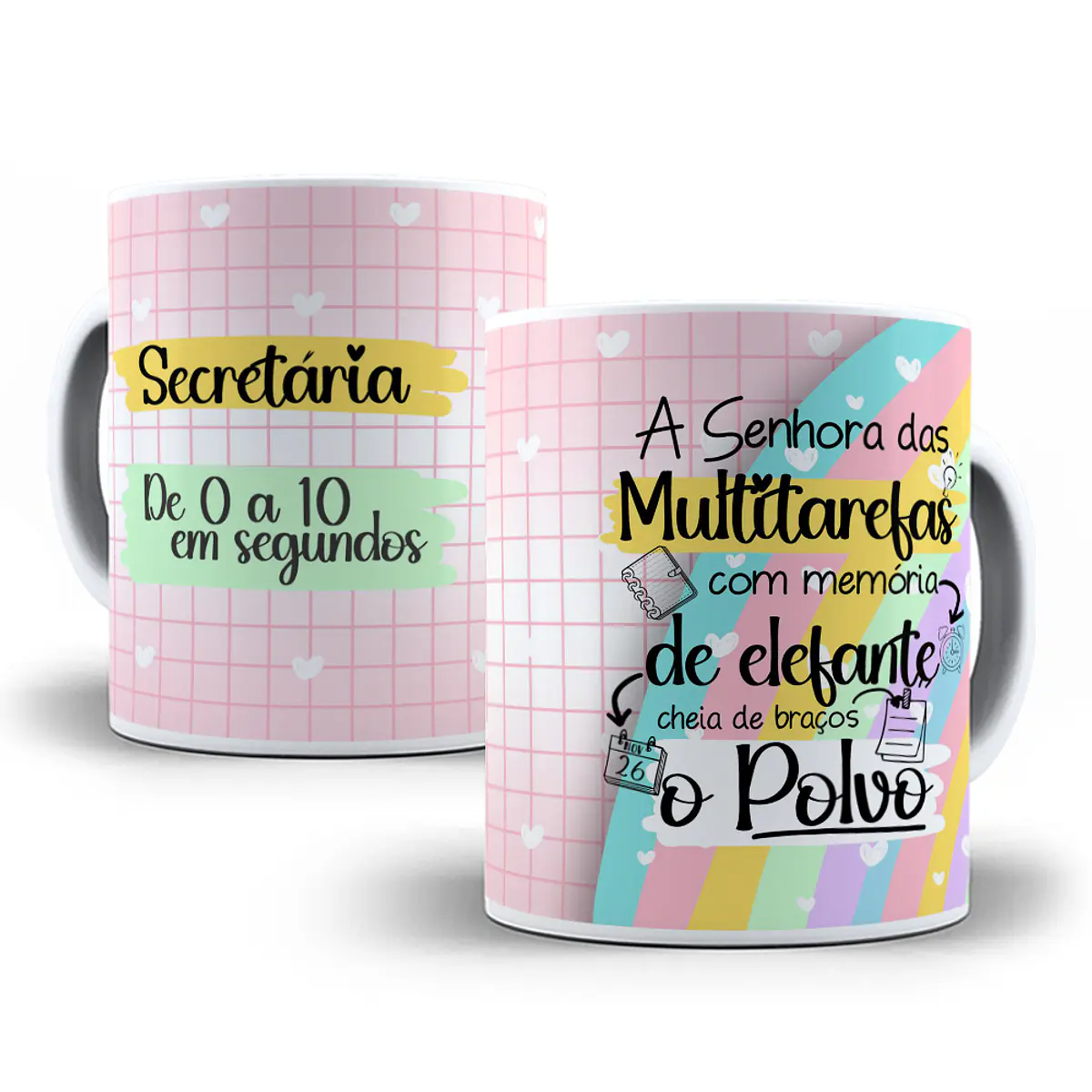 20 Artes para Caneca Profissões em CorelDraw