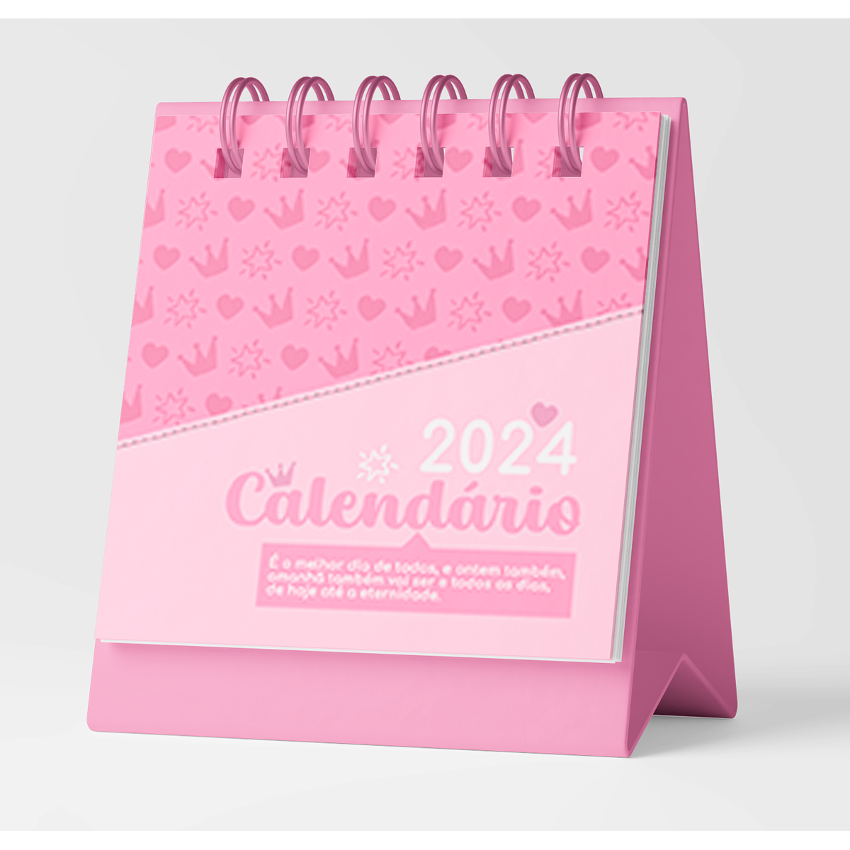 Arquivo Agenda ,Caderno Calendário Rosa Menina Pink 2024 em