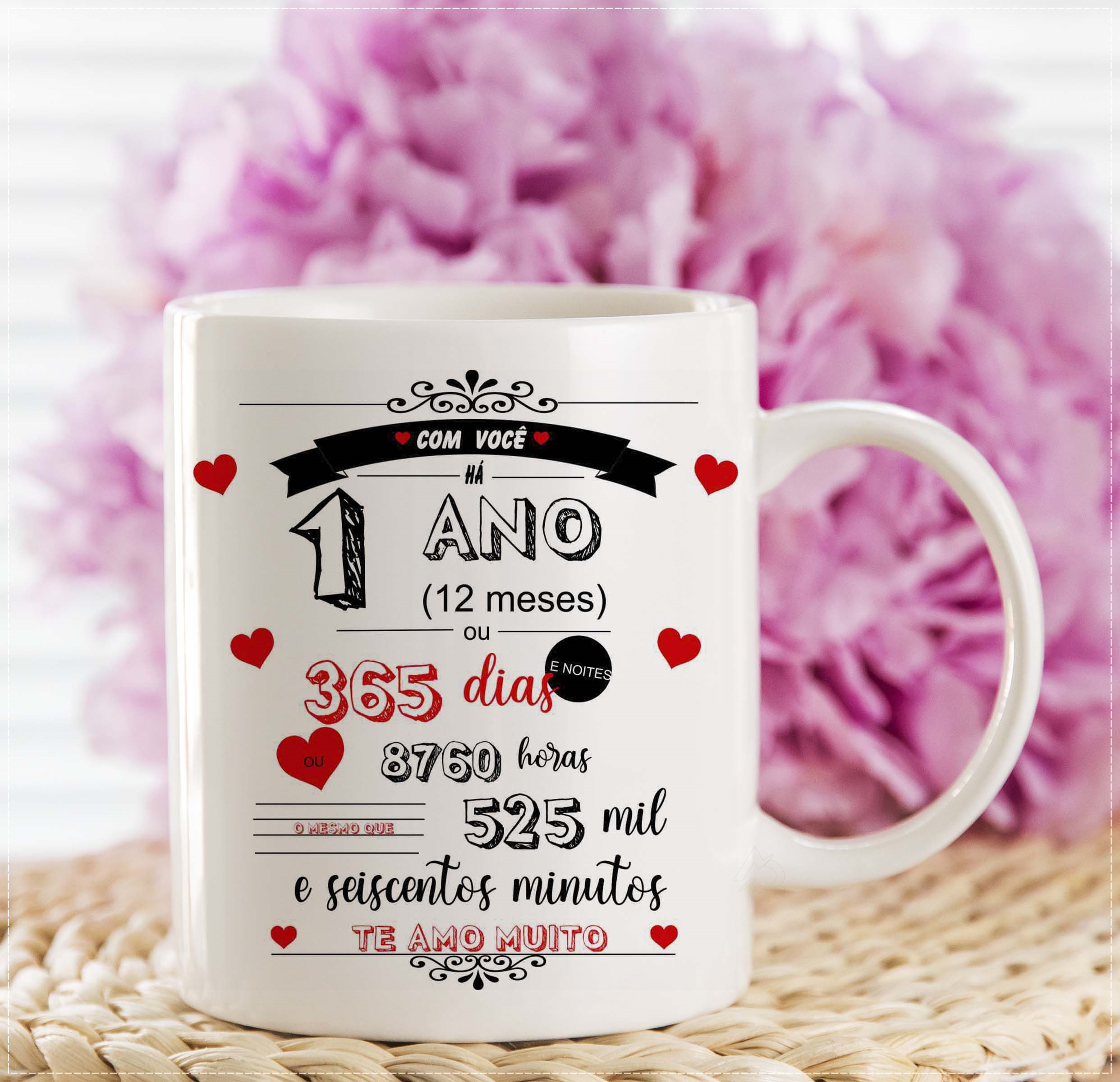Arte Caneca Tempo de Namoro Arquivo em CorelDraw