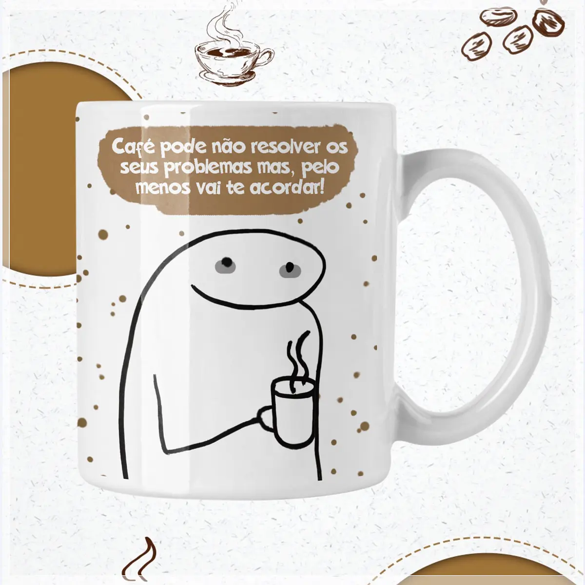 10 Artes Caneca Flork Café Arquivo em Jpg