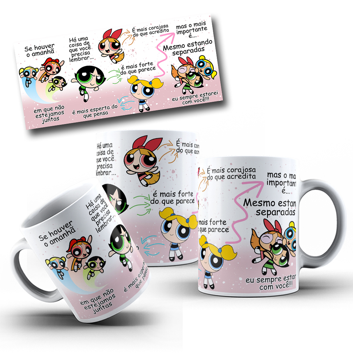 8 Artes Caneca Se Houver o amanhã em que não estejamos junto