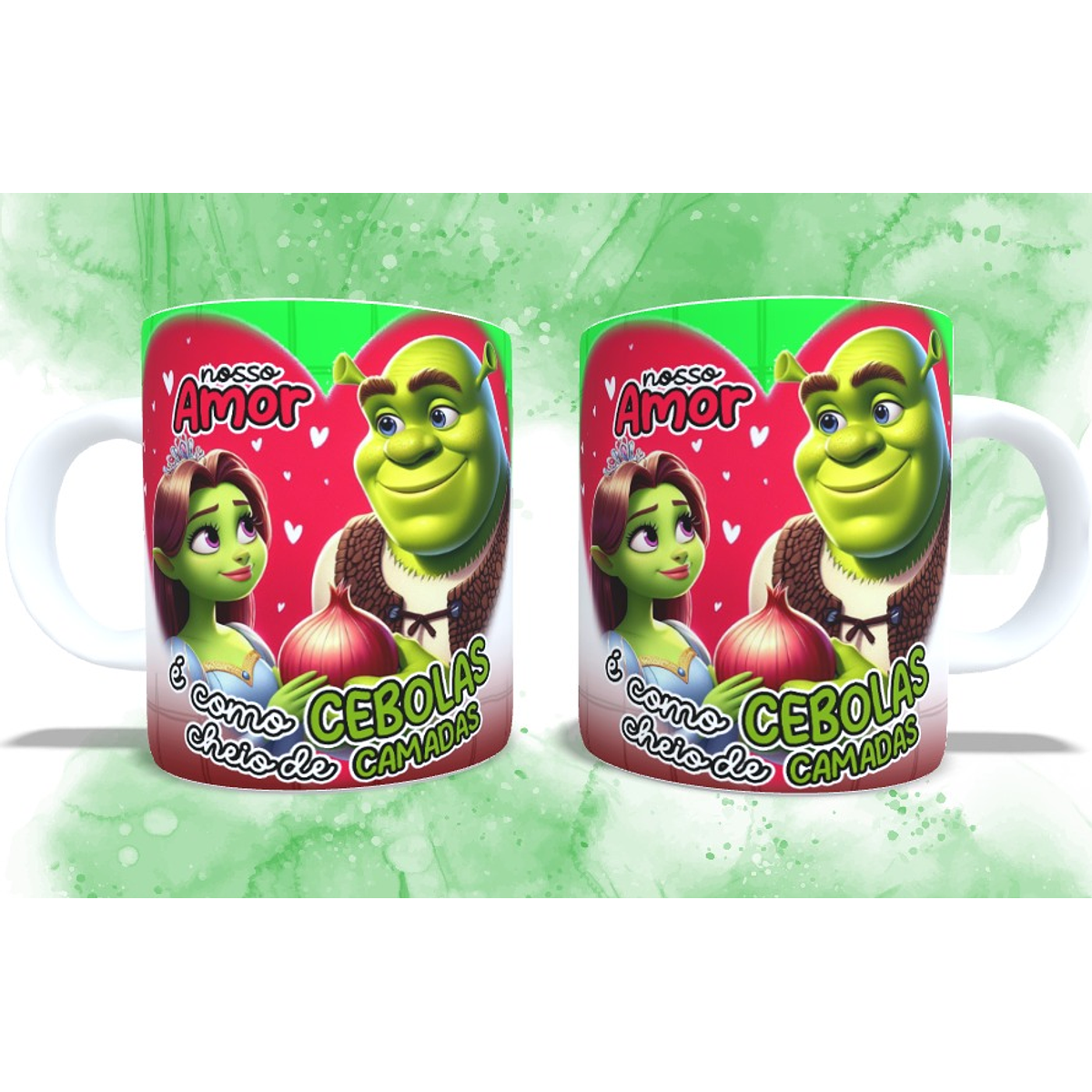 7 Artes para Caneca Fiona Shuerk Dia dos Namorados Arquivo