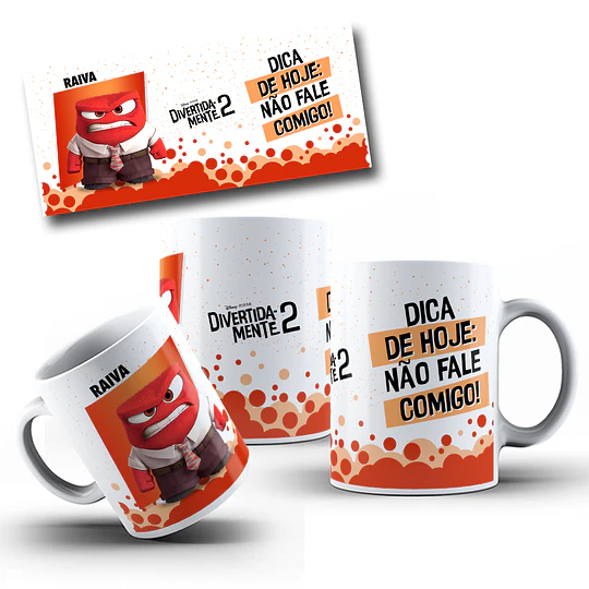 12 Artes para Caneca Divertidamente 2 Arquivo em Jpg