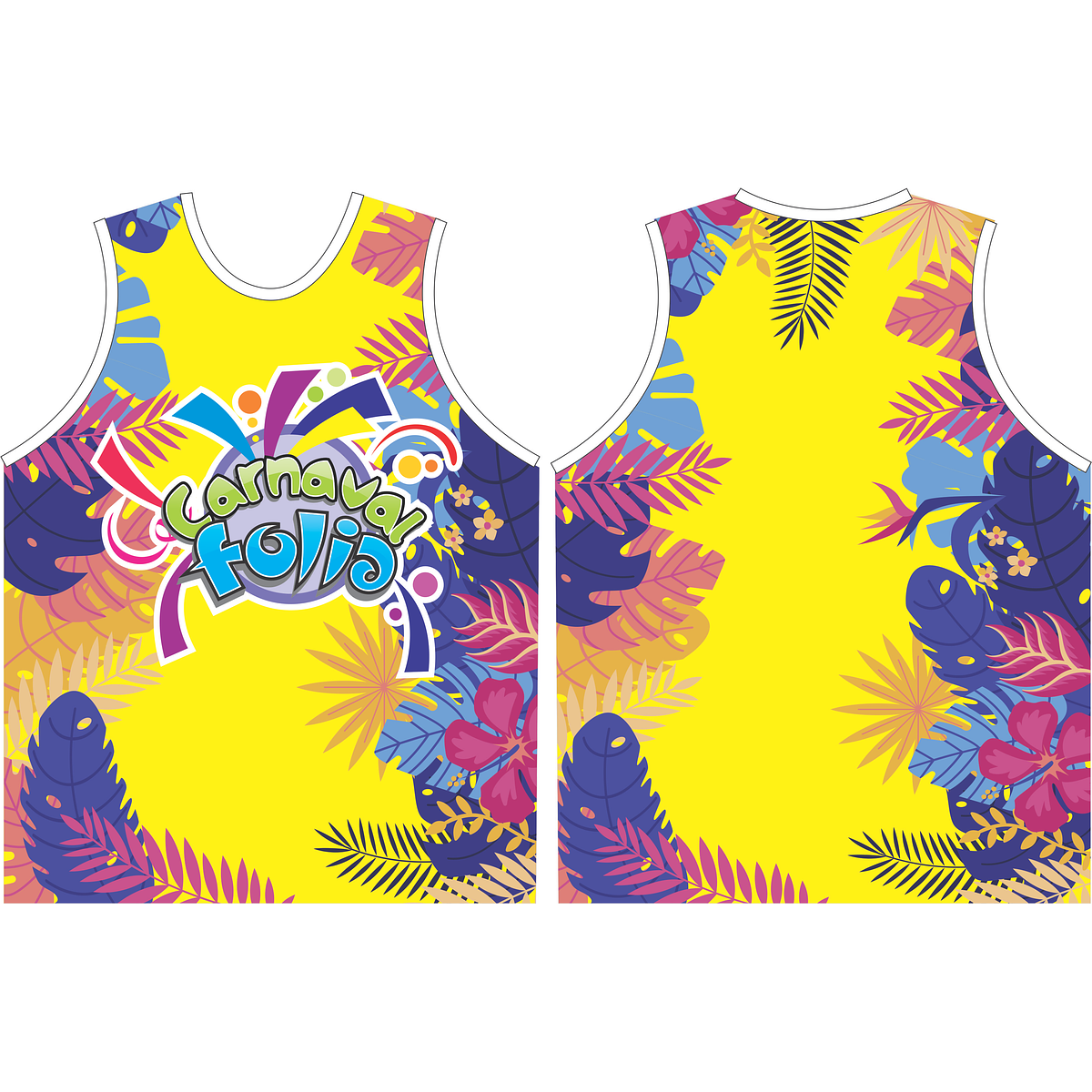 Arte Modelo de Abada Carnaval Festival Arquivo Editável Veto