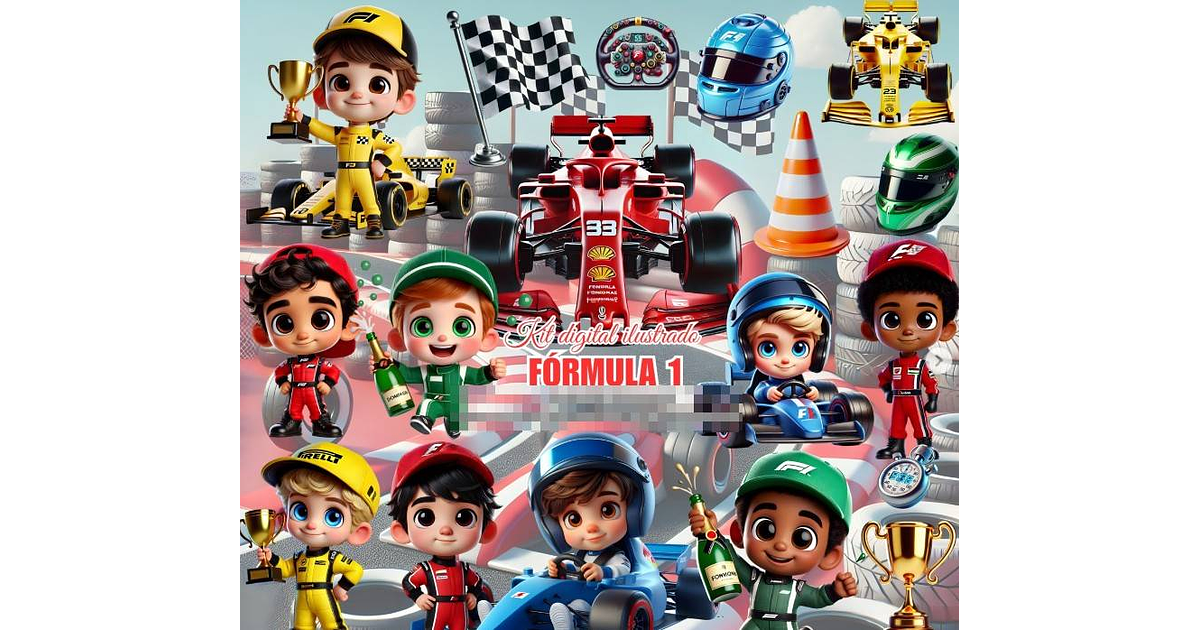 Kit Digital Formula 1 um em Png