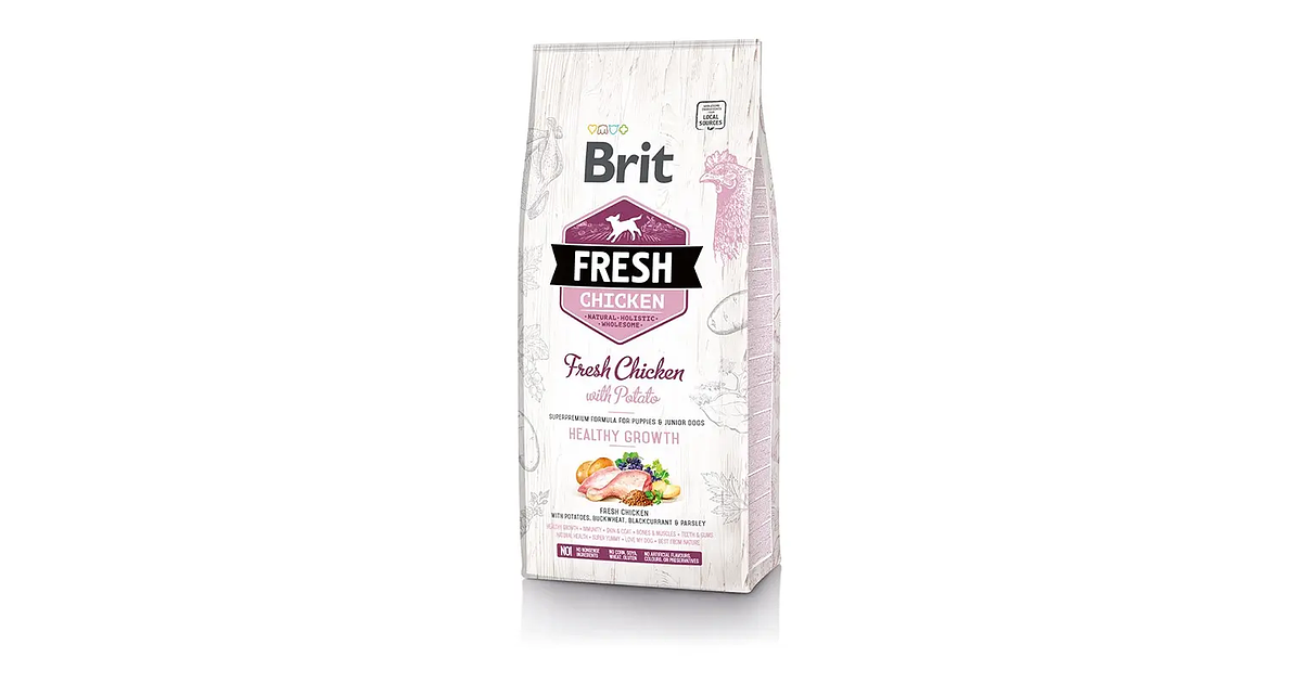 Brit Fresh Chicken With Potato Puppy