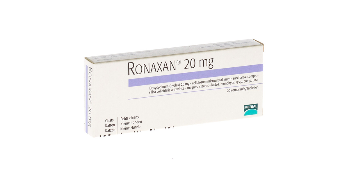 RONAXAN 20mg 20 comprimidos orales