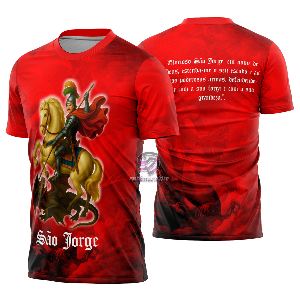 Arte vetor camisa São Jorge