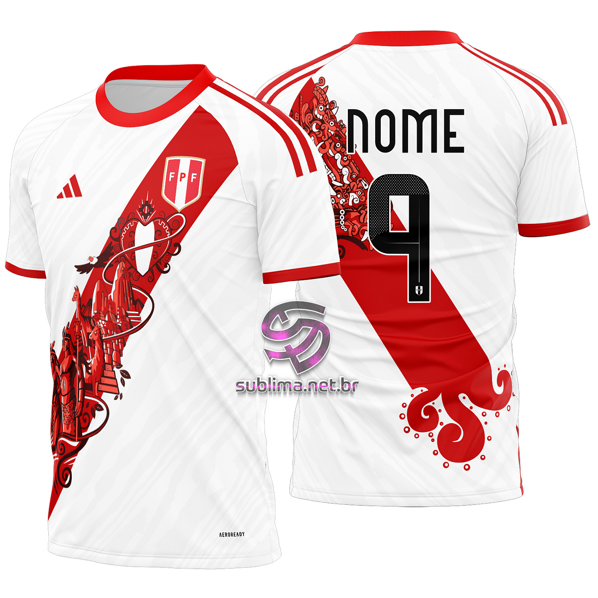 Arte Vetor Camisa Peru Conceito 2025