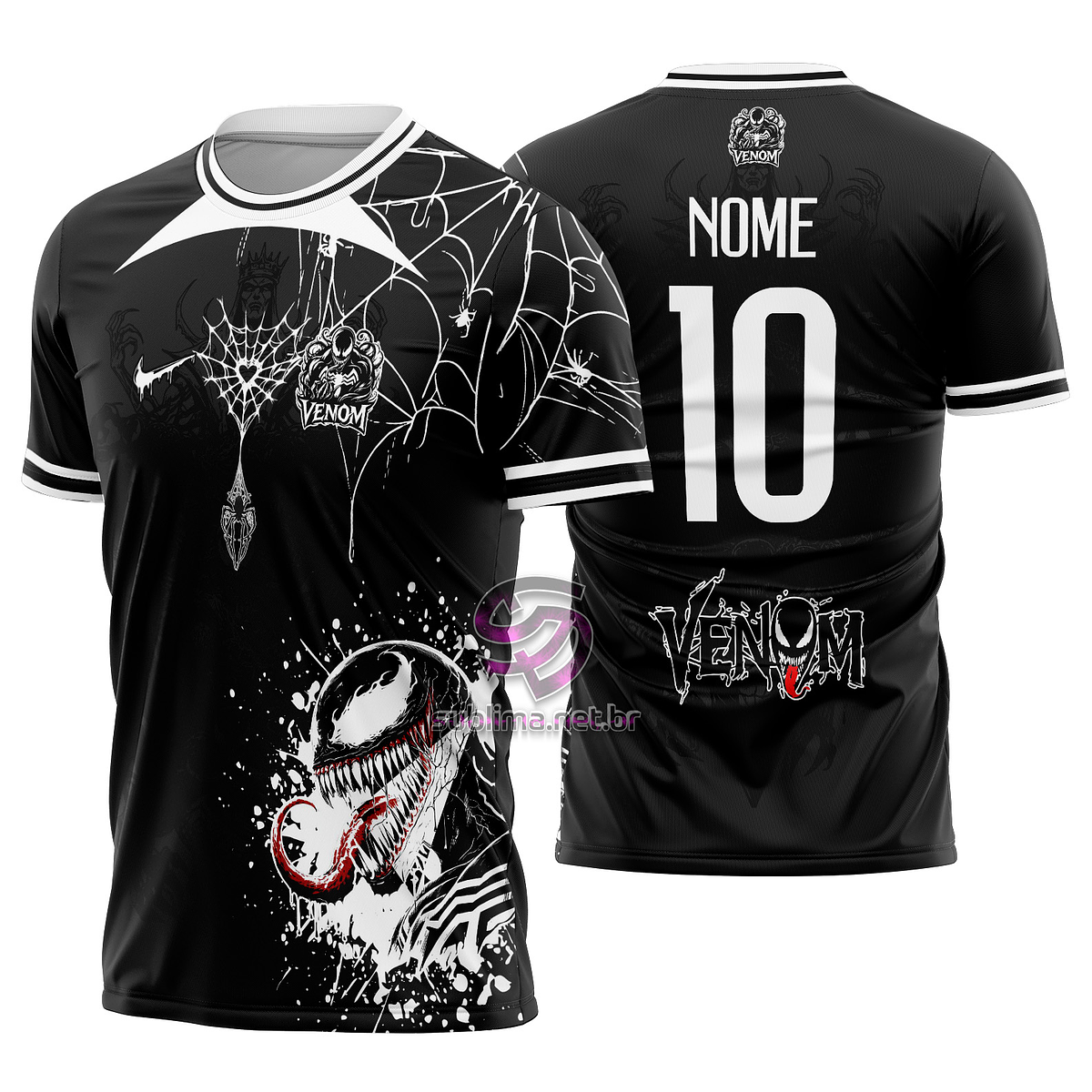 Arte Vetor Camisa Interclasse Venom Mod-666