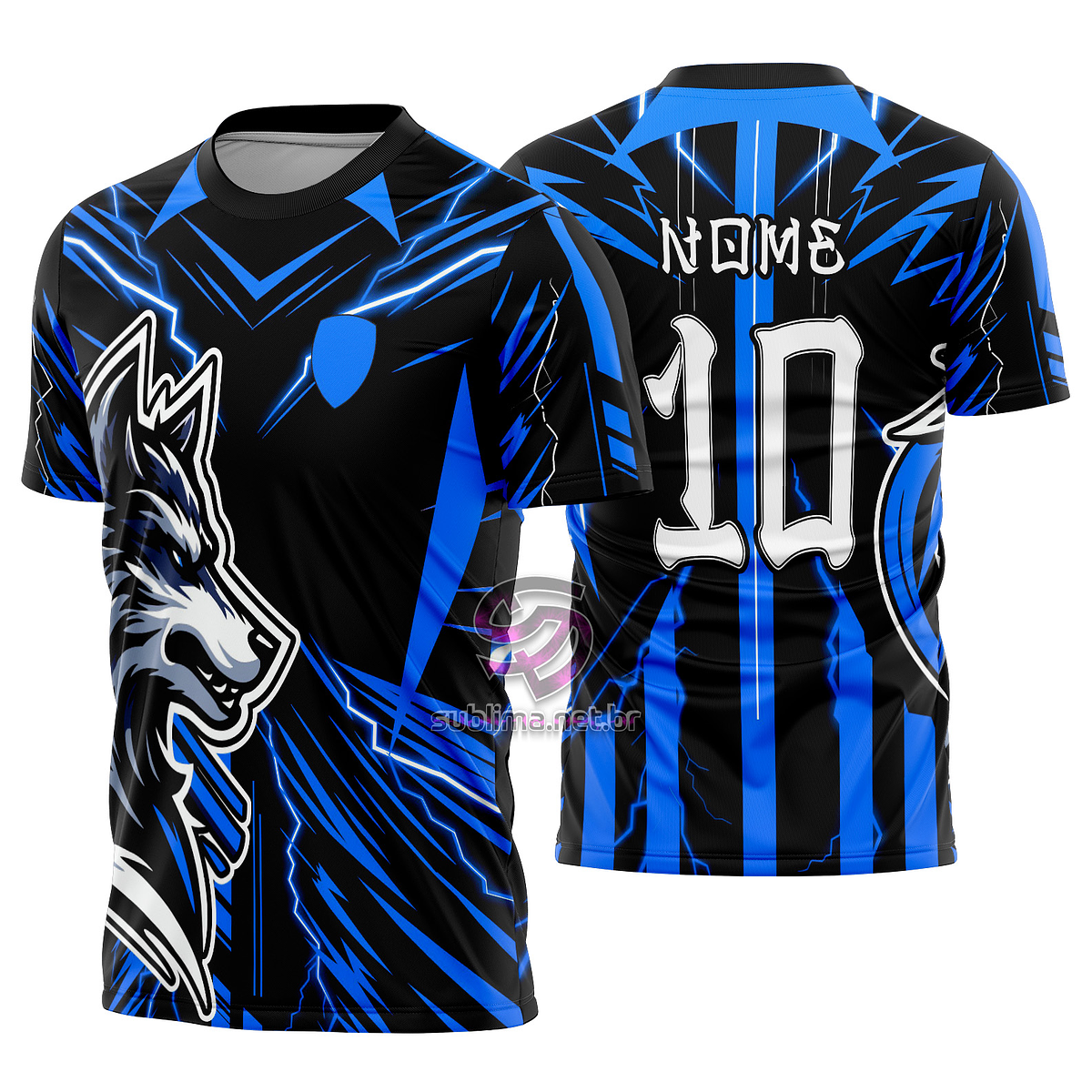 Arte Vetor Camisa Interclasse Lobo Mod-698