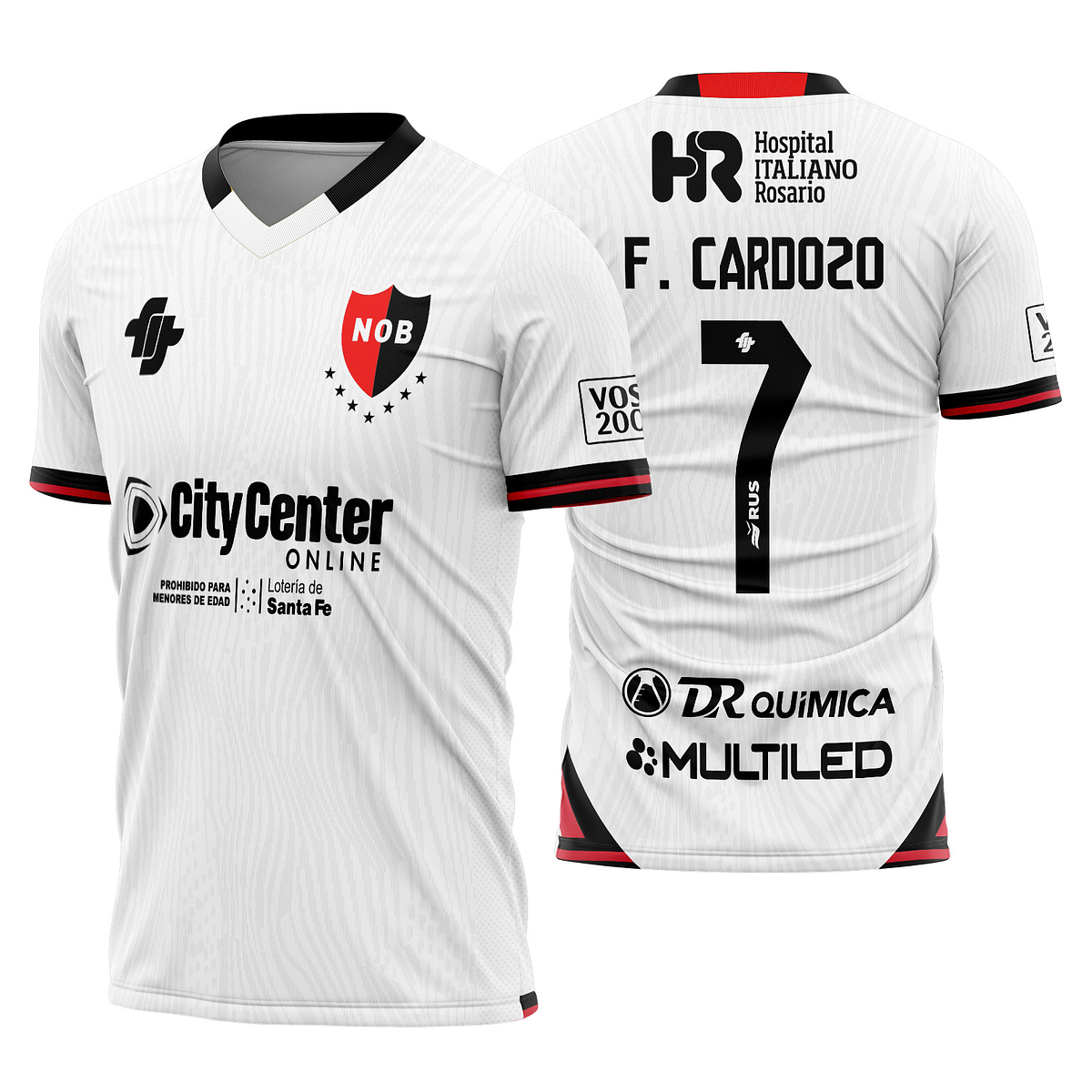 Arte vetor camisa Newell's Visita 2025