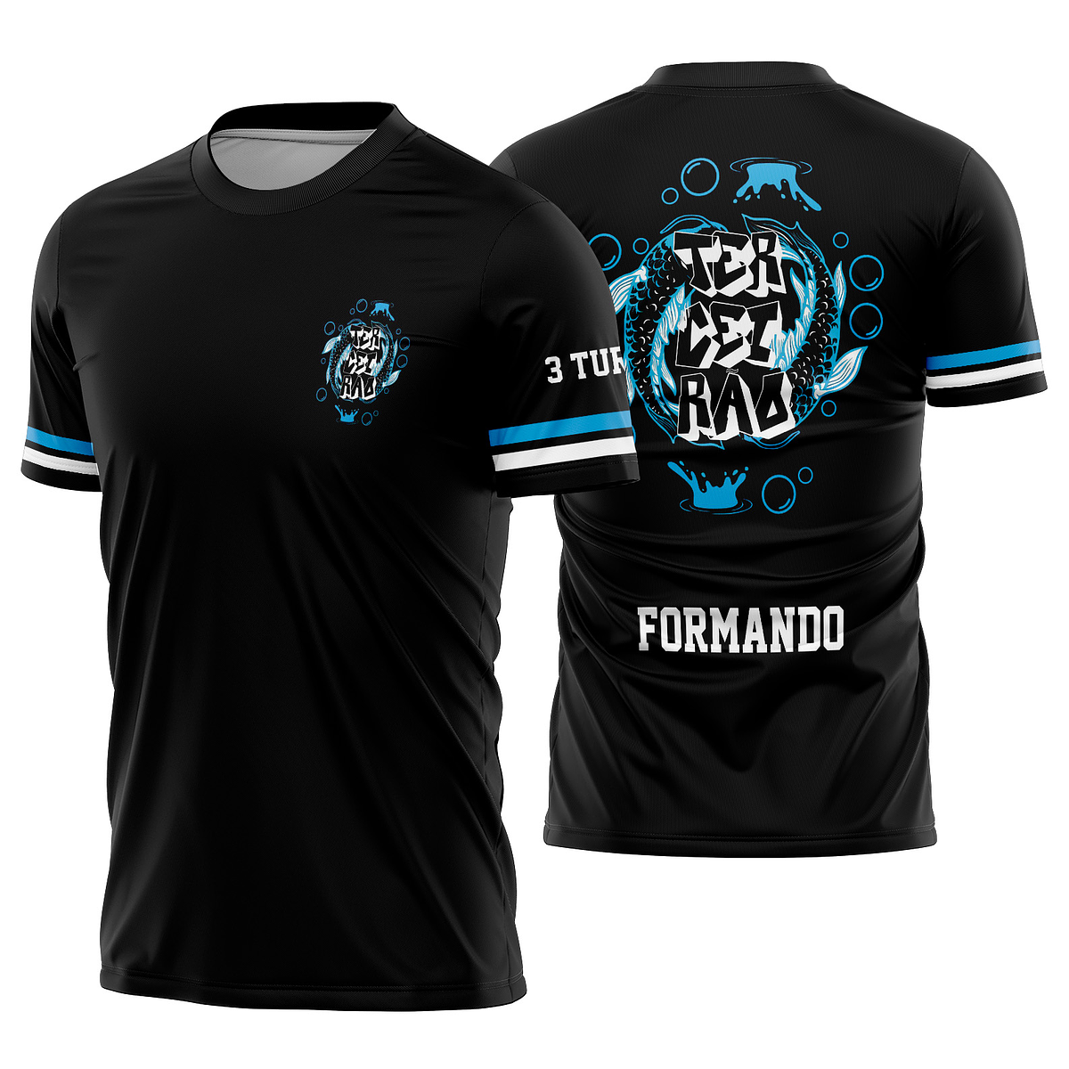 Arte vetor camisa Terceirão Peixe Mod-252