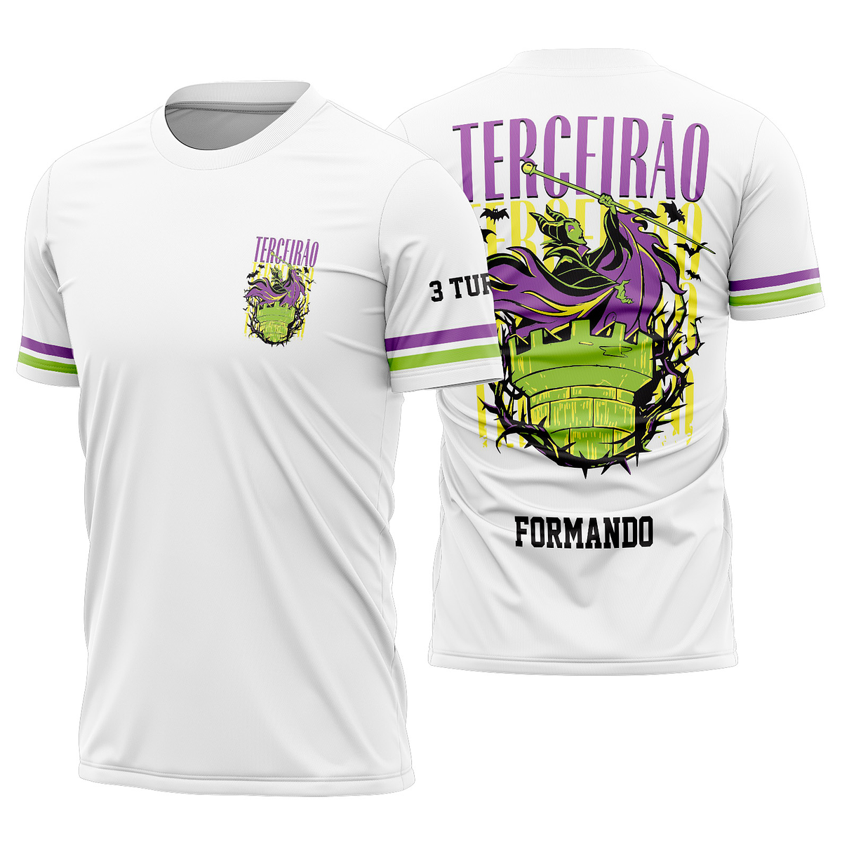 Arte Vetor Camisa Terceirão Bruxa Mod-300