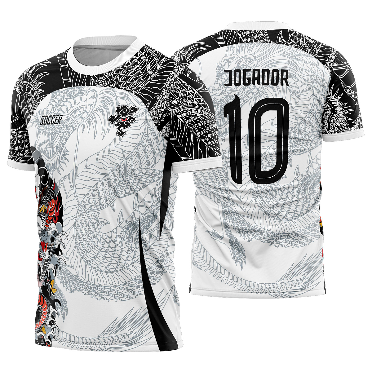 Arte vetor camisa Interclasse Dragão Mod-533