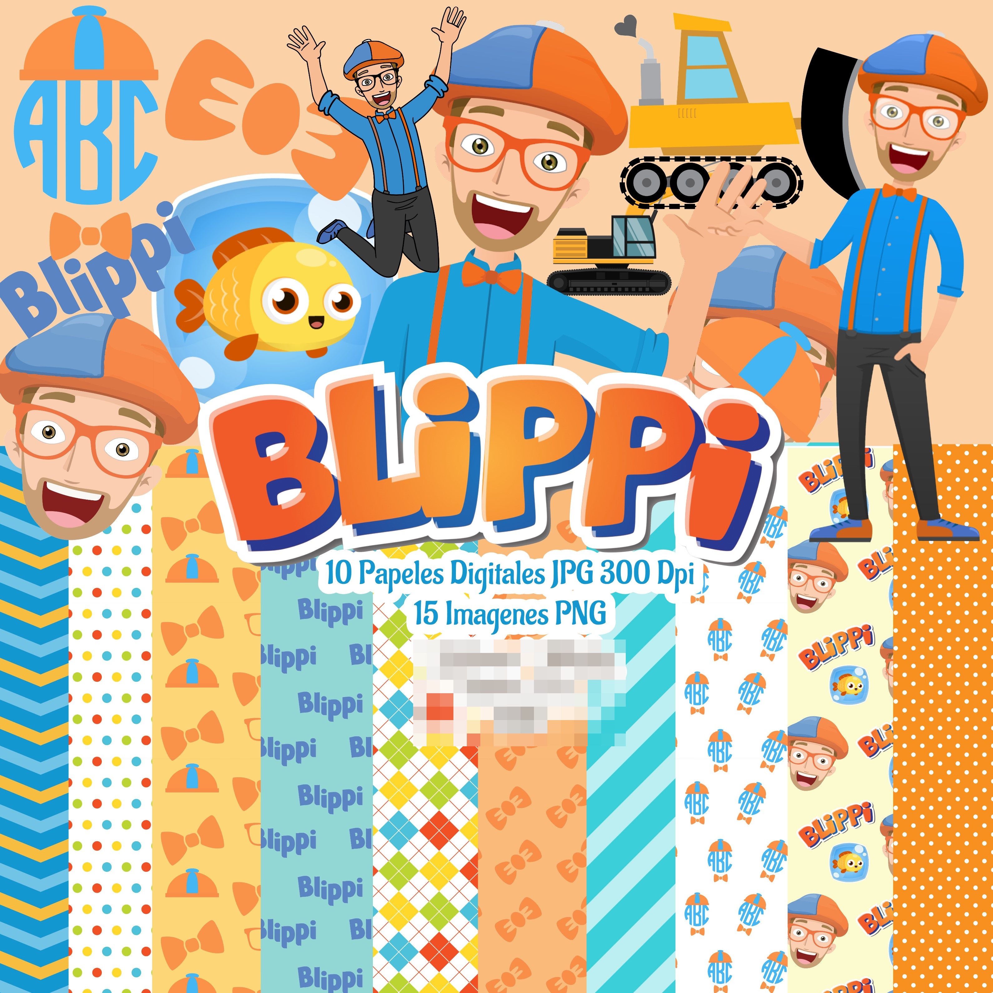 Imágenes Blippi Png 300 dpi Clipart Fondo Transparente