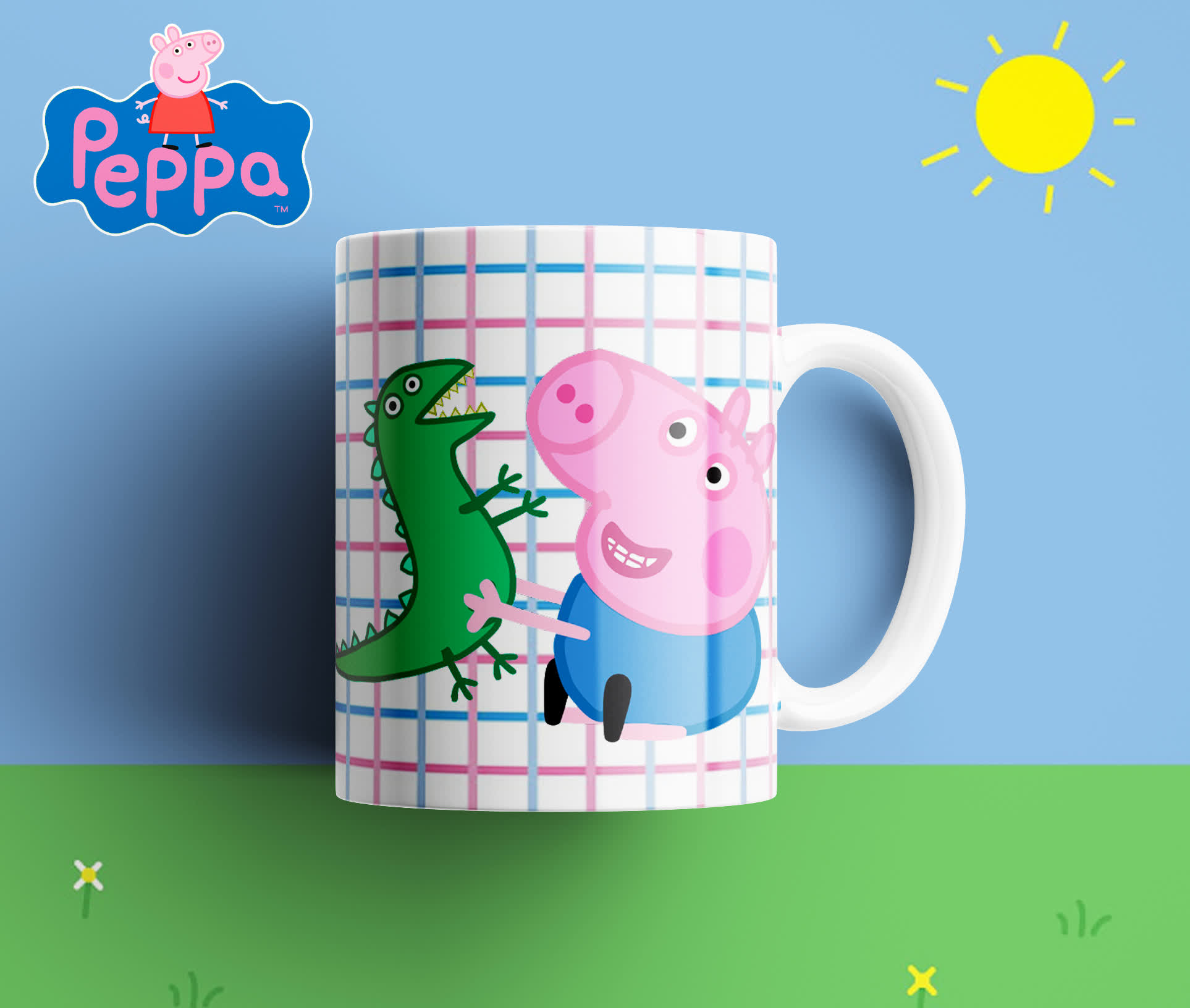 20 Diseños Plantillas Tazas Peppa Pig Archivos Png