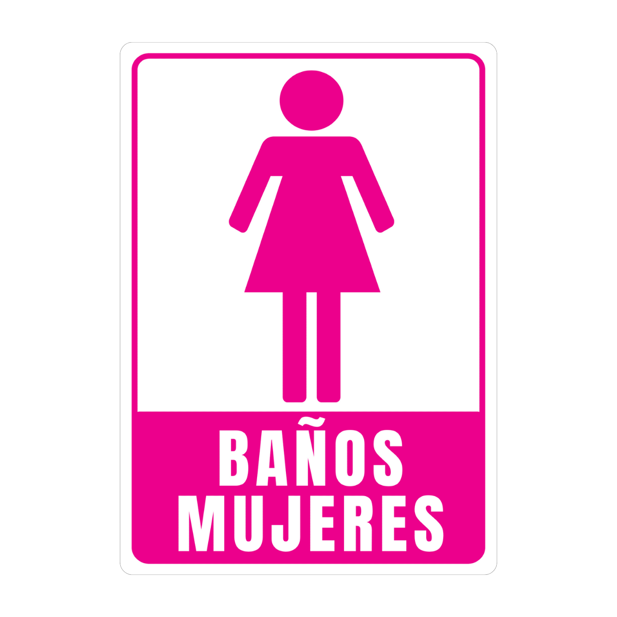 Señaletica Baño Para Mujeres