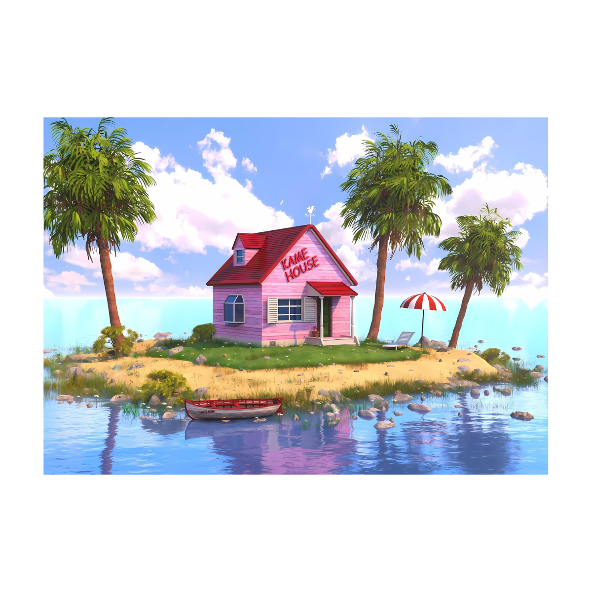 Cuadro en Aluminio Casa Maestro Roshi