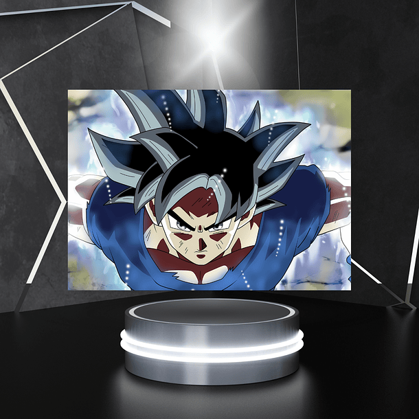 Cuadro en Aluminio Goku Maximo Poder