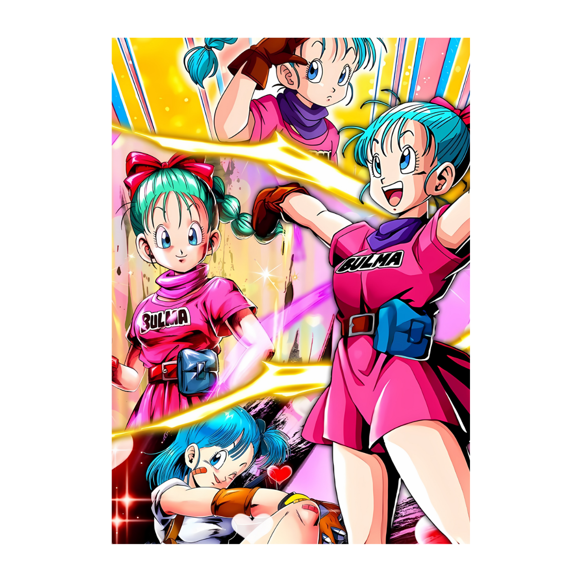 Cuadro de Aluminio Momentos de Bulma