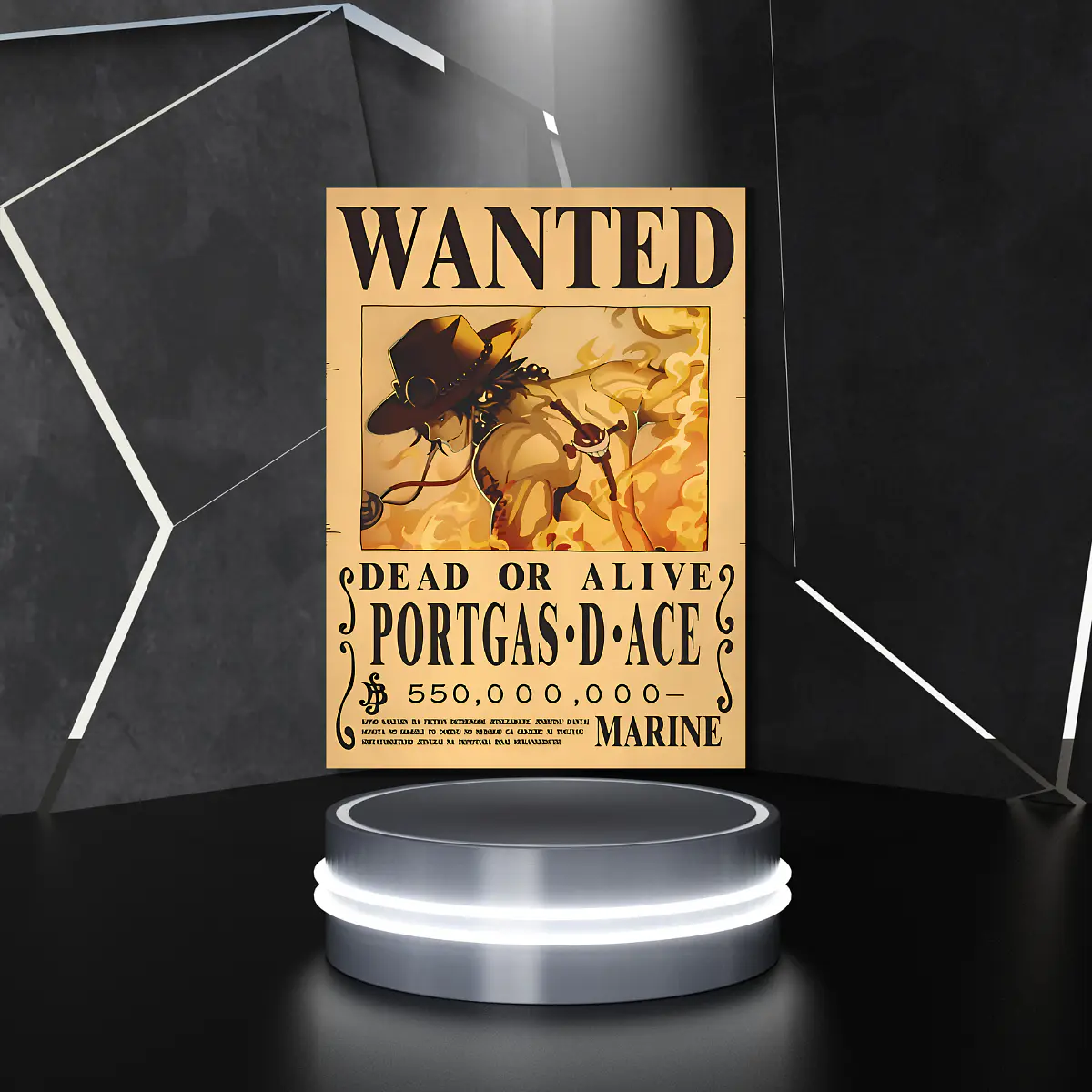 Cuadro One Piece Recompensa Portgas D. Ace