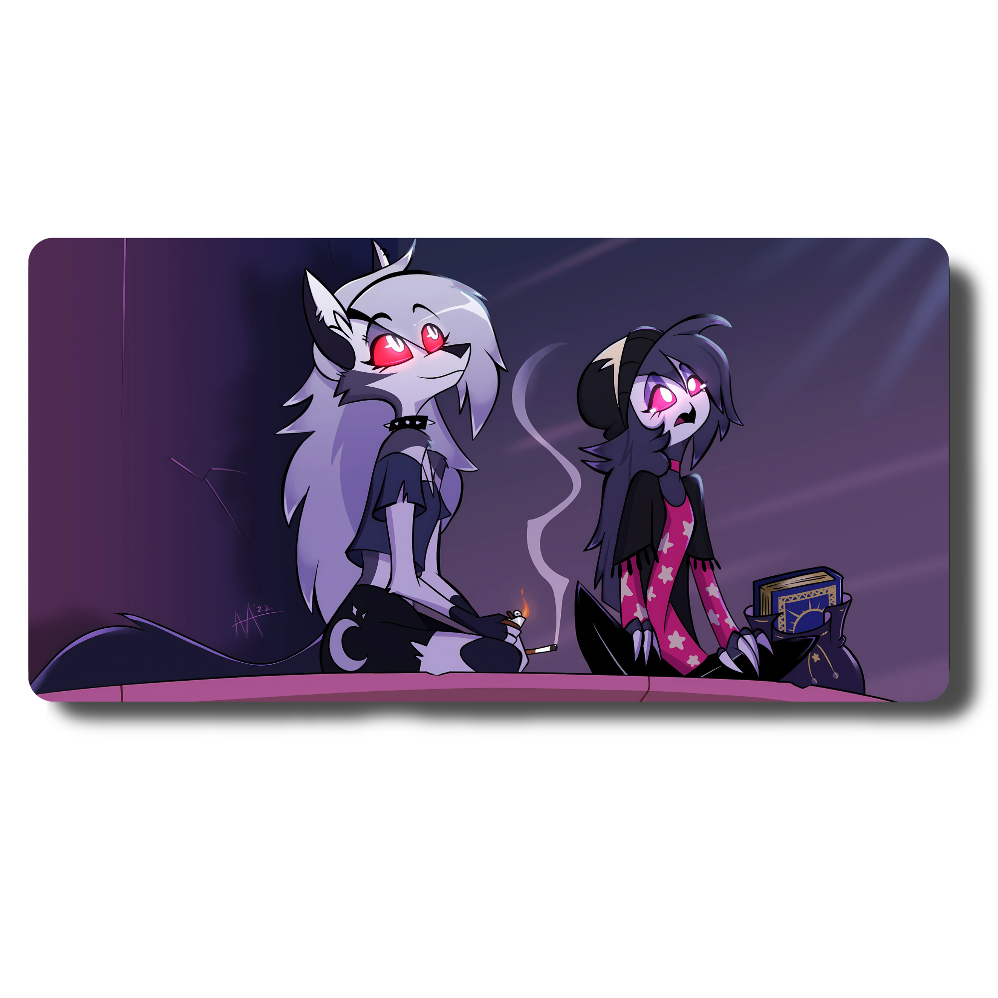 MousePad Gamer Alucinante Diseño Helluva Boss Loona y Octavi
